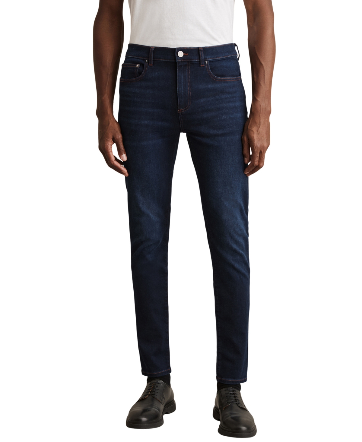 Click here for Reiss Mens Skinny-Fit Jeans - Washed Dark prices