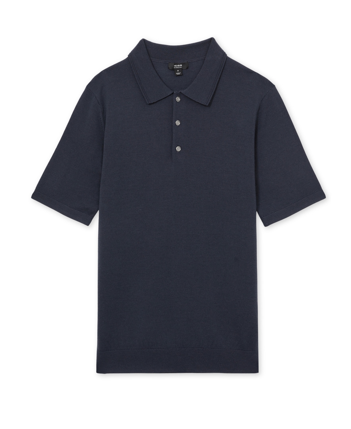 Click here for Reiss Mens Merino Wool Short-Sleeve Polo Shirt - M... prices