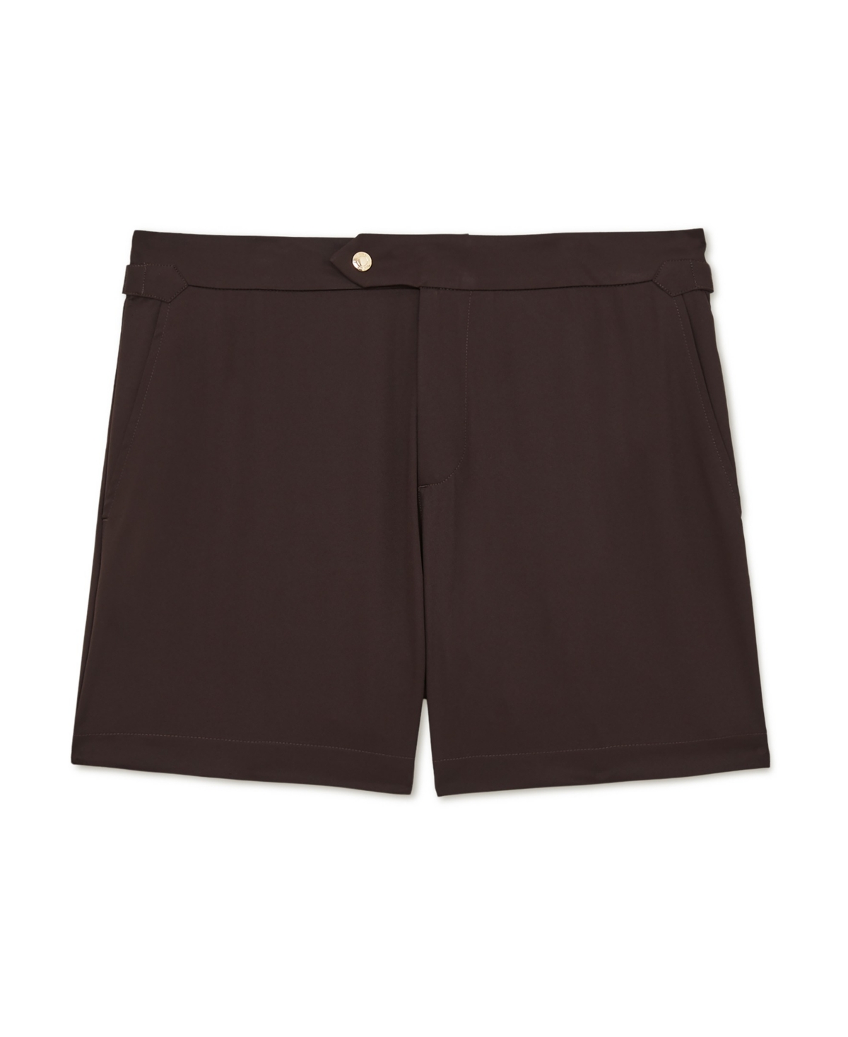 Click here for Reiss Mens Side-Adjuster Swim Shorts - Chocolate prices