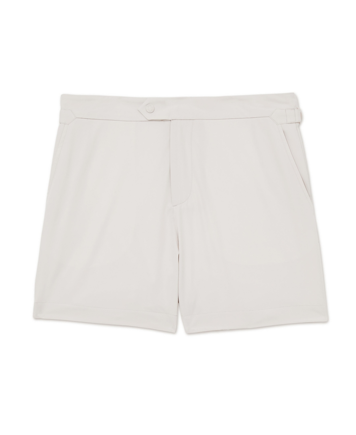 Click here for Reiss Mens Side-Adjuster Swim Shorts - Off White prices