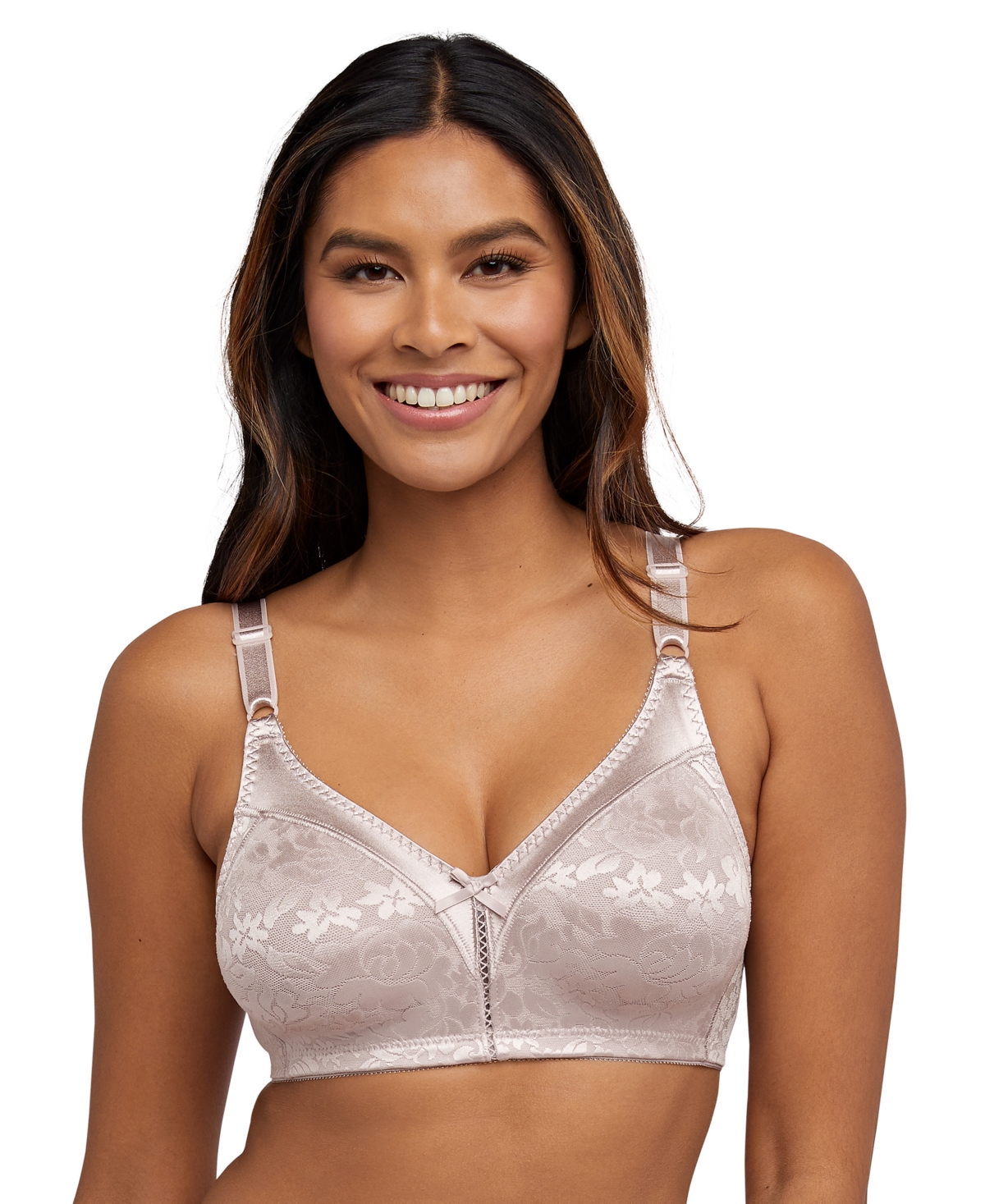 Bali Double Support Spa Closure Wireless Bra 3372 - Glo Gloss