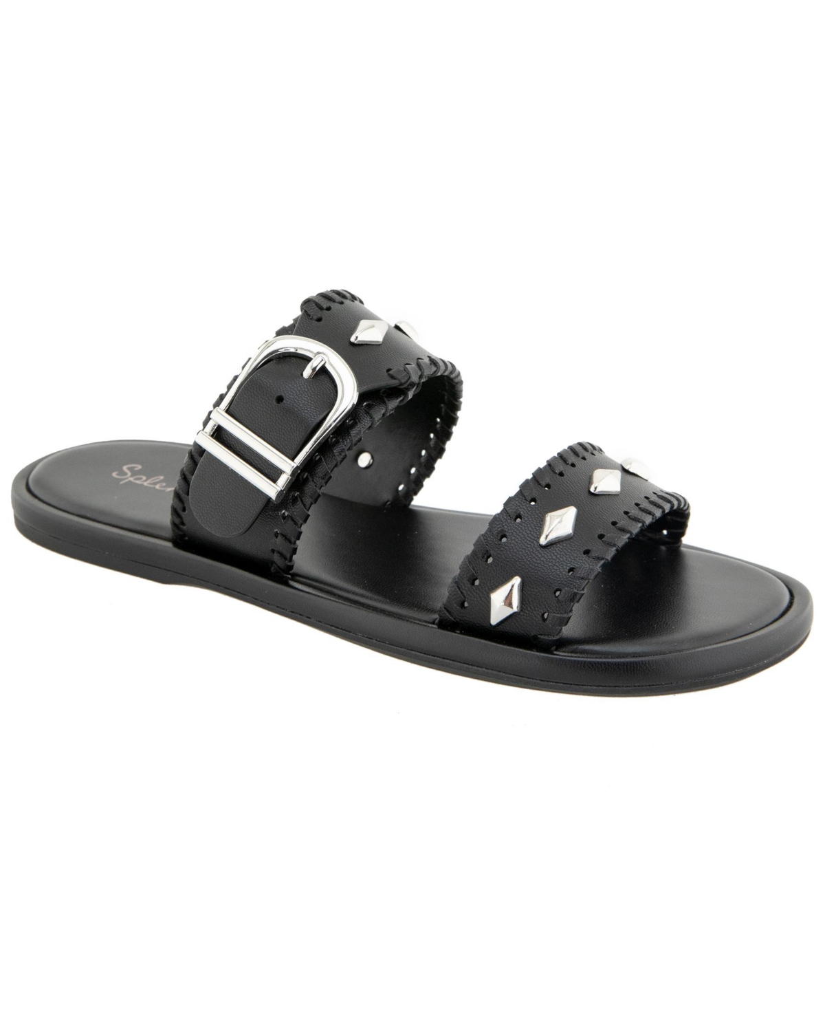 Click here for Splendid Womens Felix Slide Sandal - Black prices