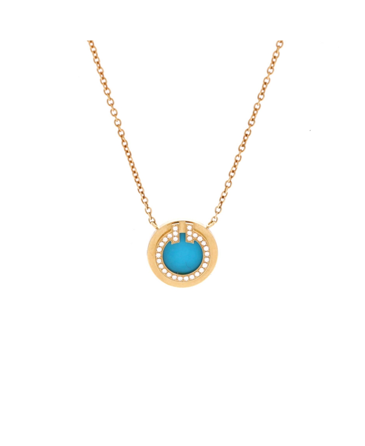 Click here for Pre-Owned Tiffany & Co T Circle Pendant Necklace -... prices