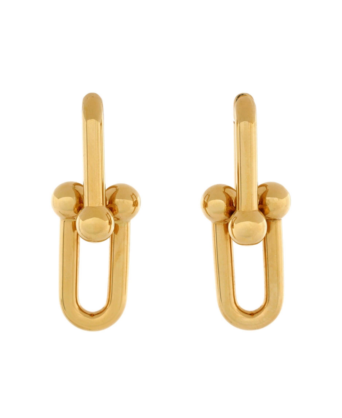 Click here for Pre-Owned Tiffany & Co Hardwear Link Earrings - 18... prices