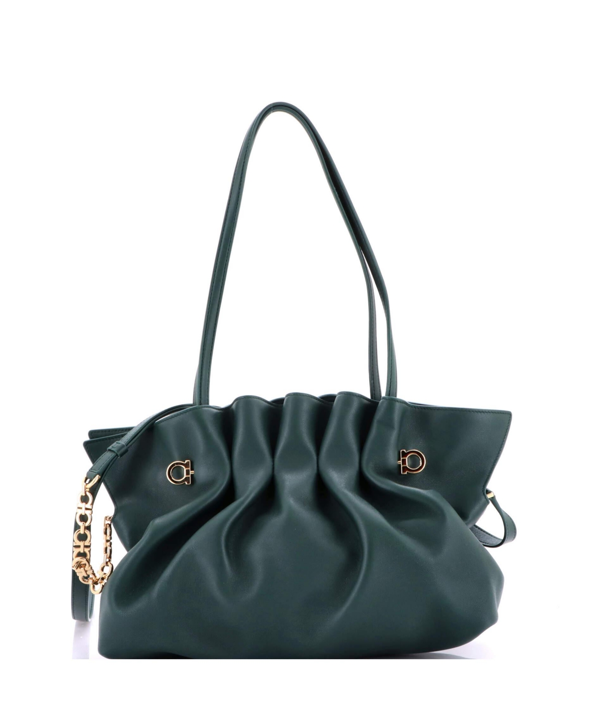 Click here for Pre-Owned Salvatore Ferragamo Medium Soft Bag Leat... prices