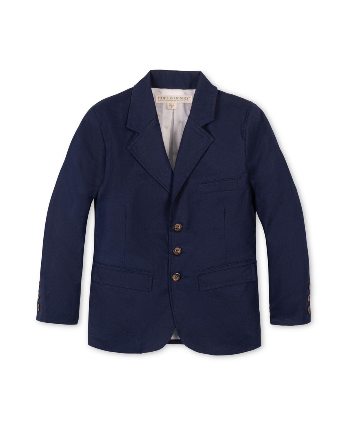 Click here for Hope & Henry Little and Big Boys Linen Suit Jacket... prices
