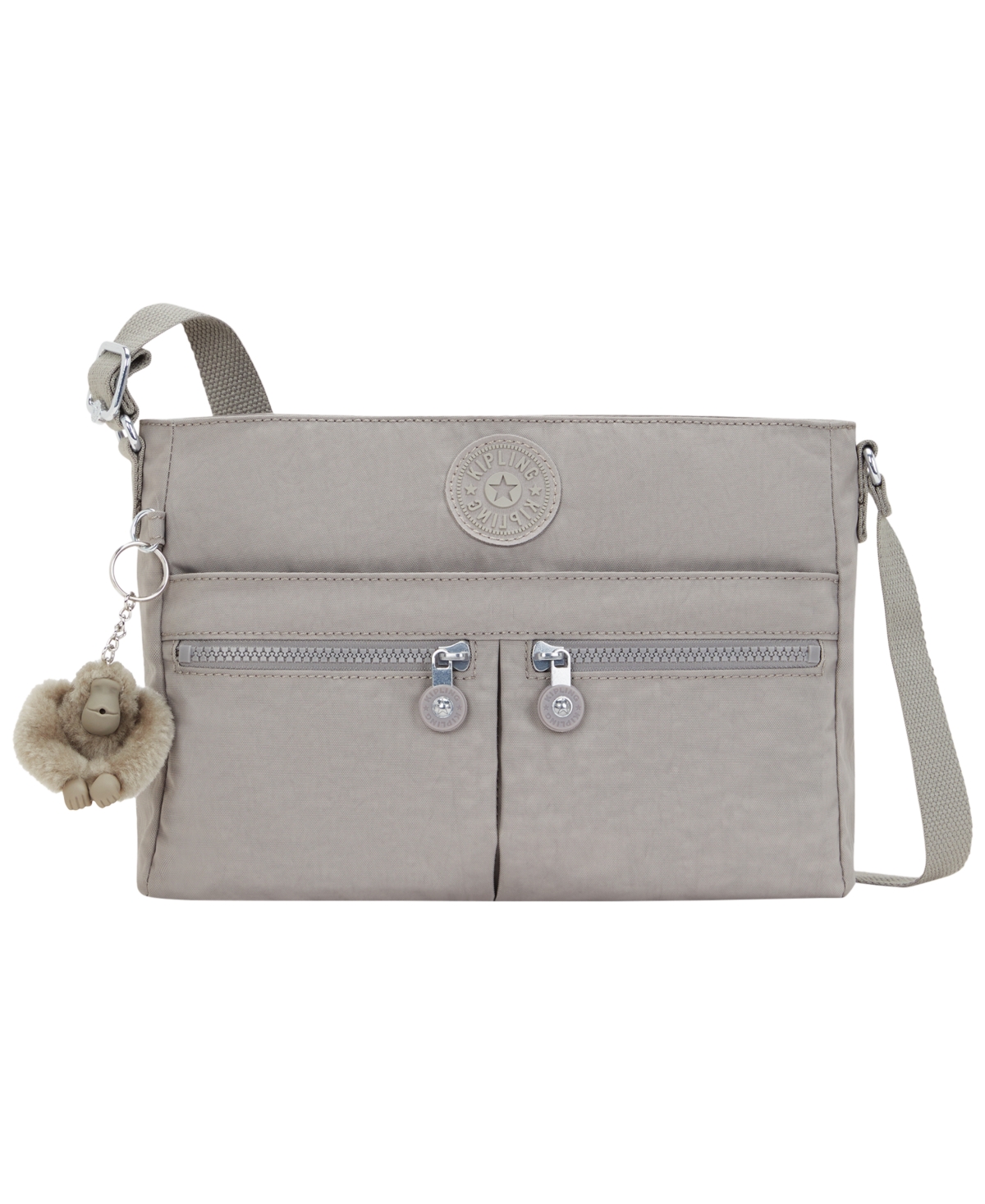 Click here for Kipling New Angie Small Crossbody Bag - Gray Gris prices