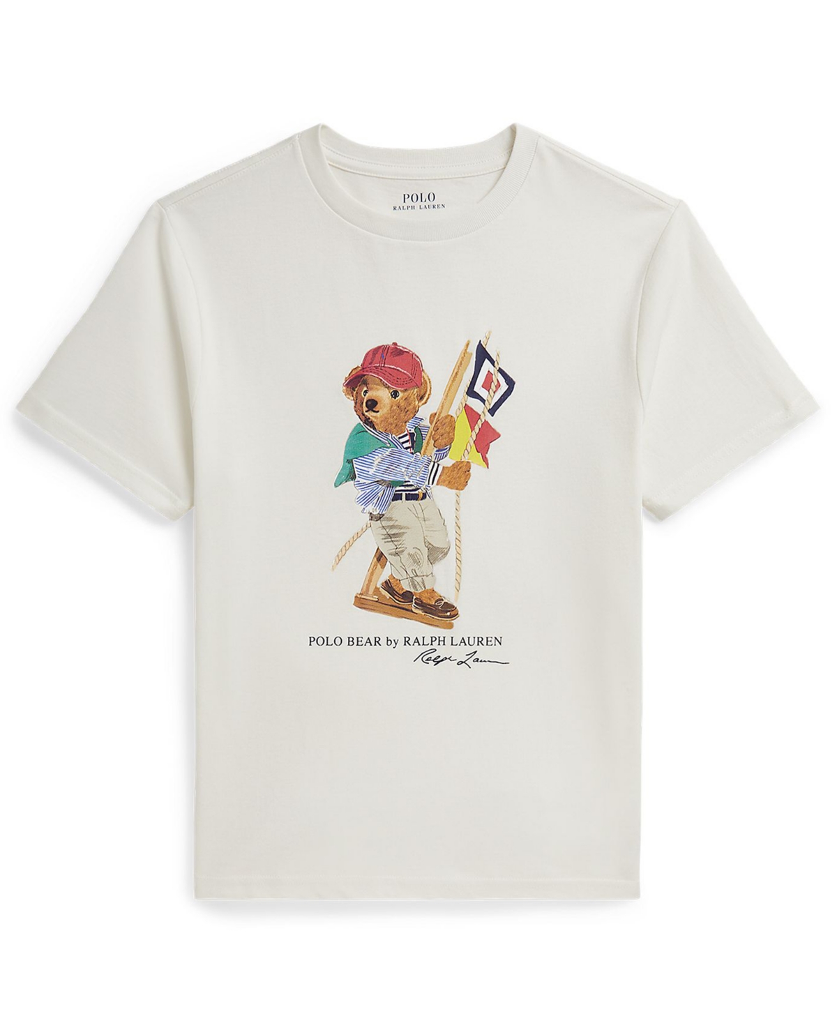 Click here for Polo Ralph Lauren Boys 8-20 Crewneck T-Shirt - Bea... prices