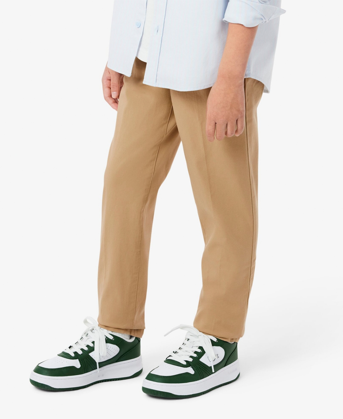 Click here for Lacoste Boys 8-18 Stretch Twill Pants - Khaki prices