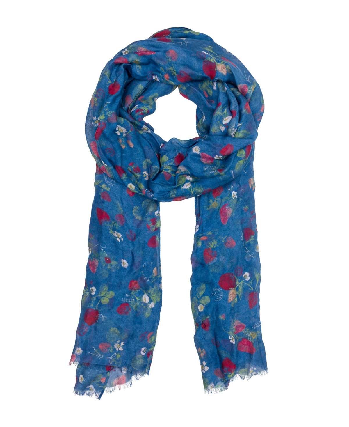 Click here for Patricia Nash Vintage Print Scarf - Denim Blue Str... prices