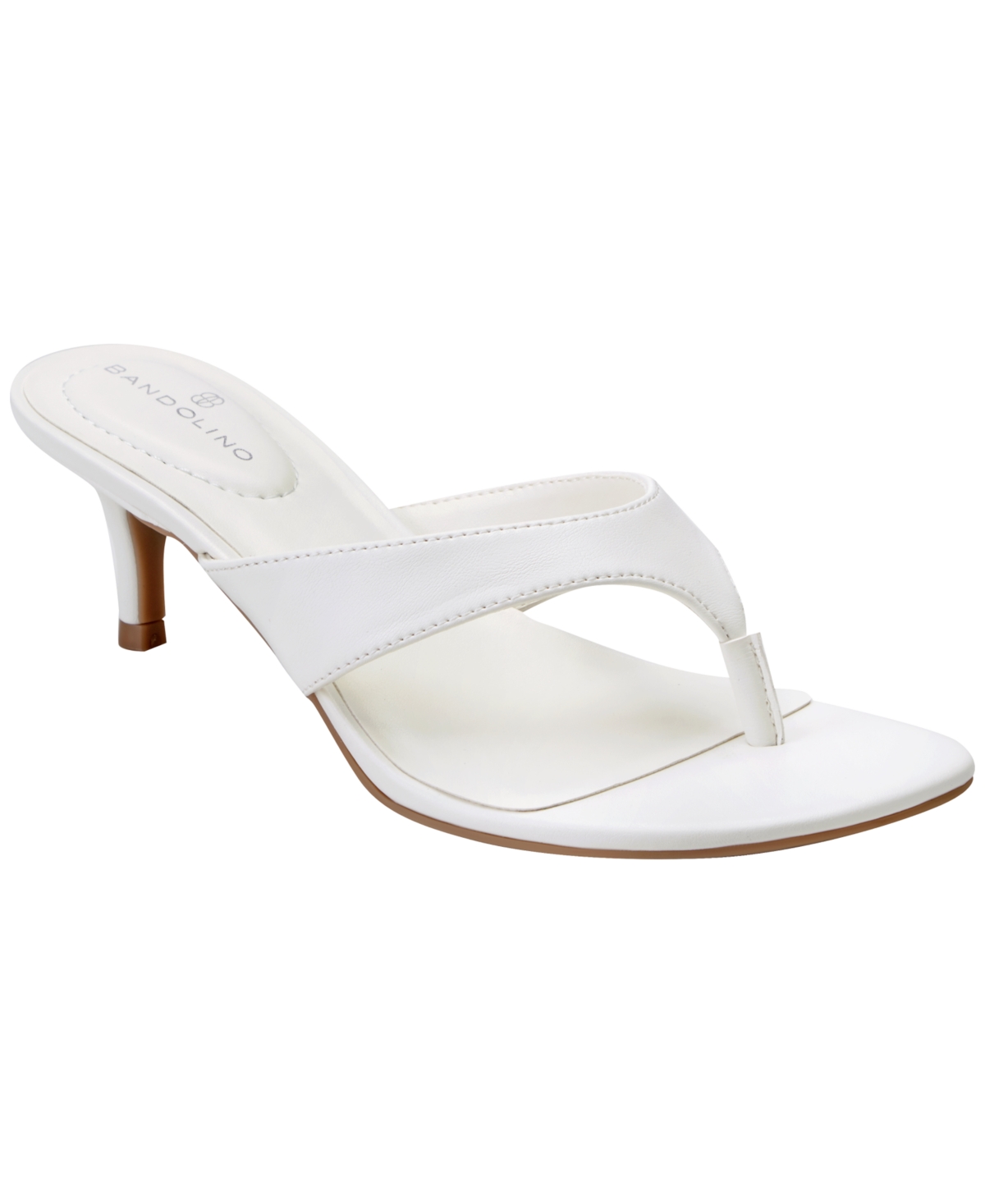 Click here for Bandolino Womens Ammer Slip-On Kitten Heel Sandals... prices