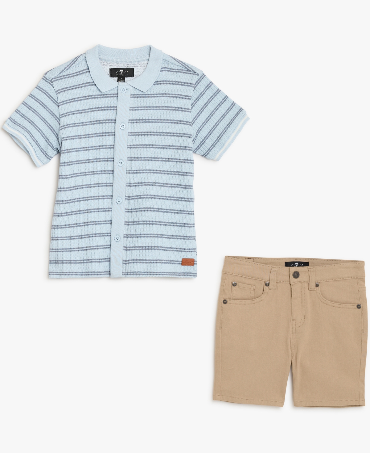Click here for 7 For All Mankind Baby Boys Striped Polo Shirt and... prices