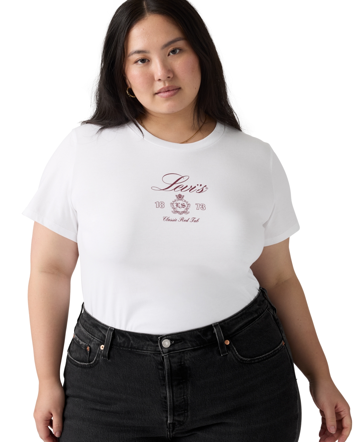 Click here for Levis Plus Size Crewneck Graphic T-Shirt - Plus Tw... prices