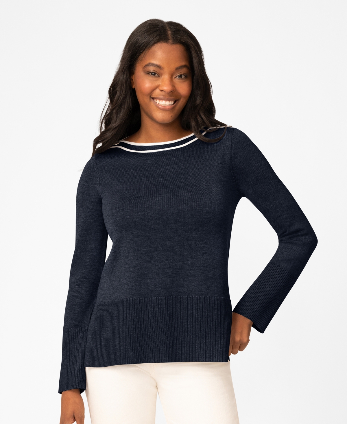 Click here for Melissa Paige Womens Boat Neck Sweater  Macys Excu... prices