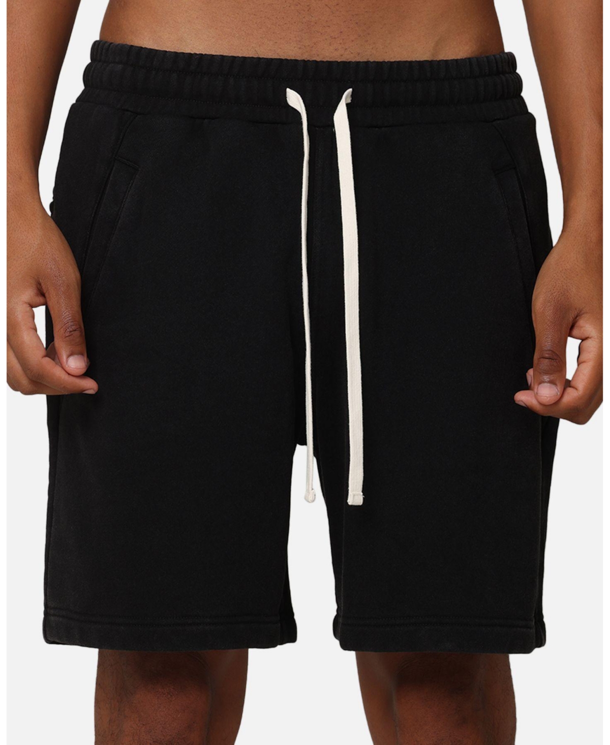 Click here for The Anti Order Mens Hyphen Sweat Shorts - Black prices
