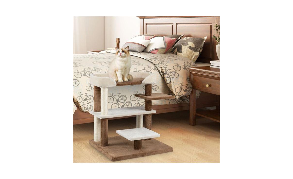 Click here for Aostirmotor 2-in-1 Cat Activity Center: Staircase... prices