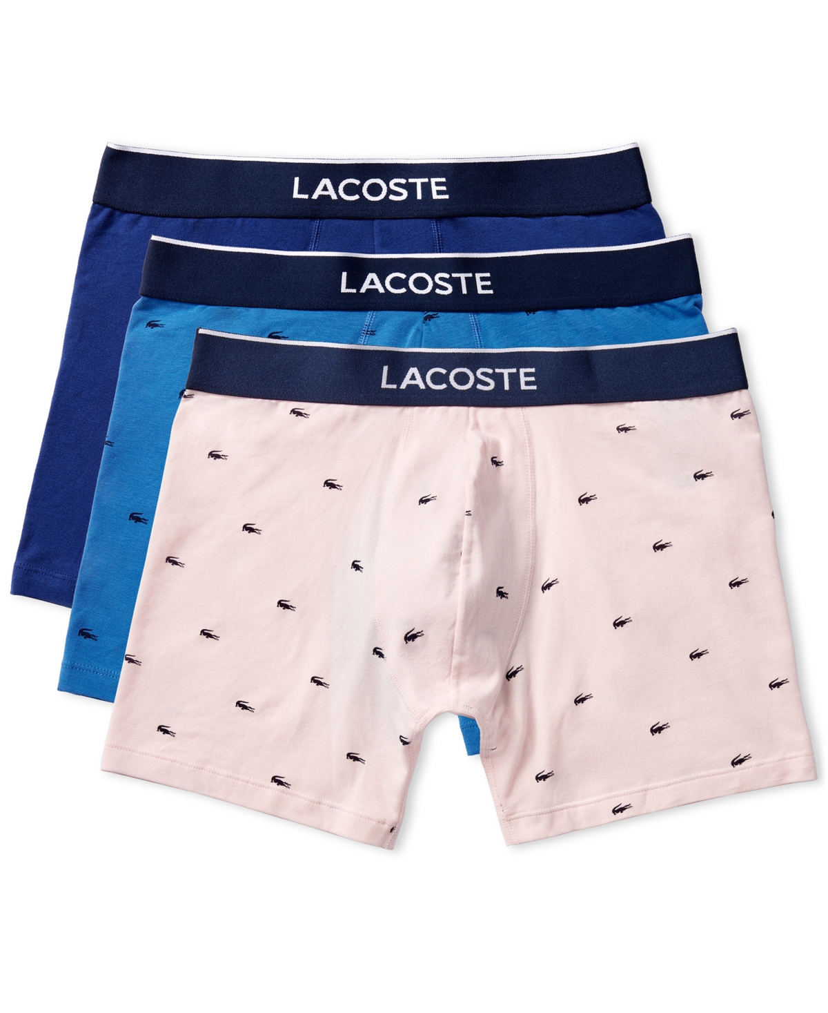 Click here for Lacoste Mens 3-Pack Regular-Fit Stretch Mini-Croc... prices