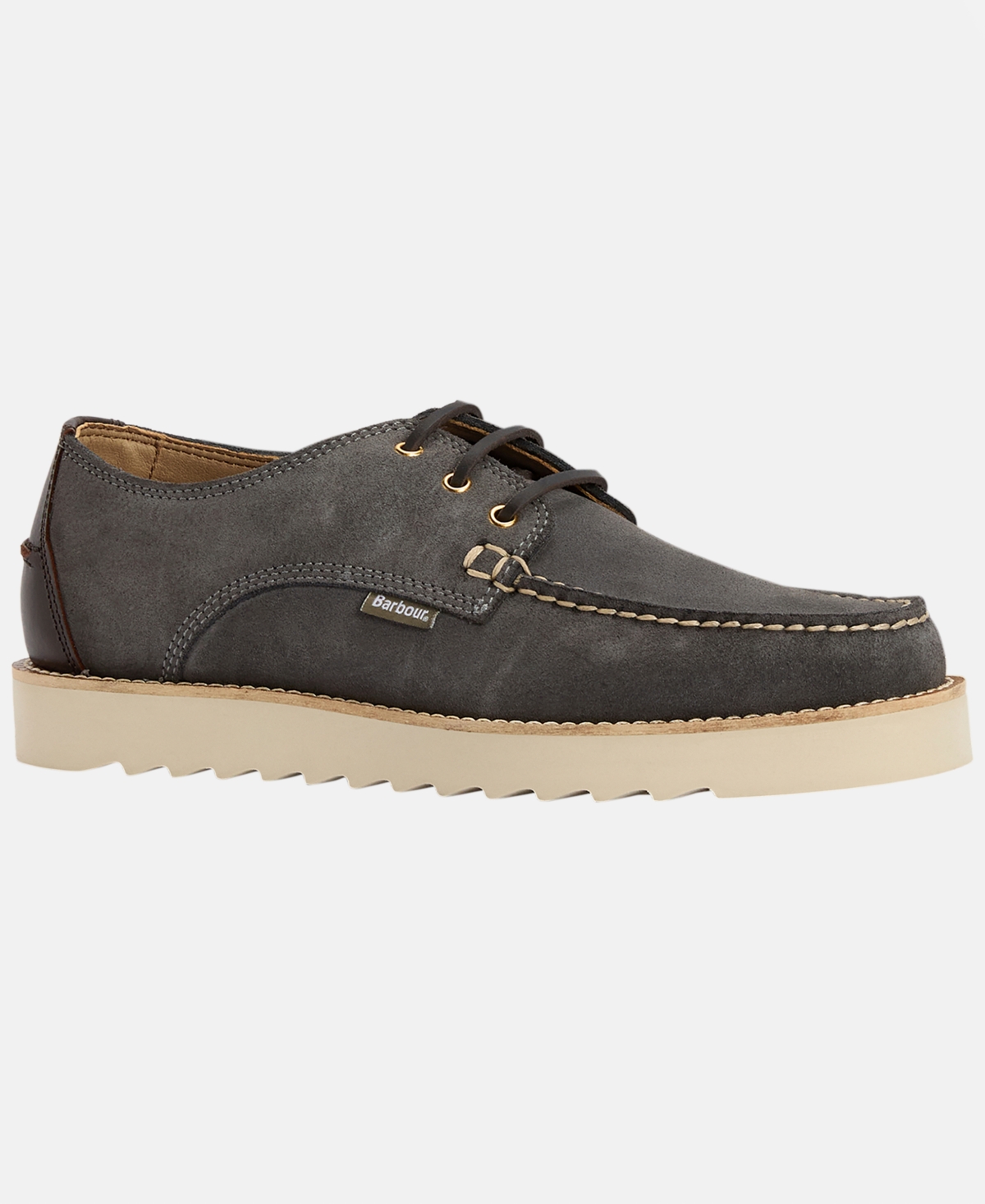 Click here for Barbour Mens Aydon Derby Shoes - Dark Brown prices