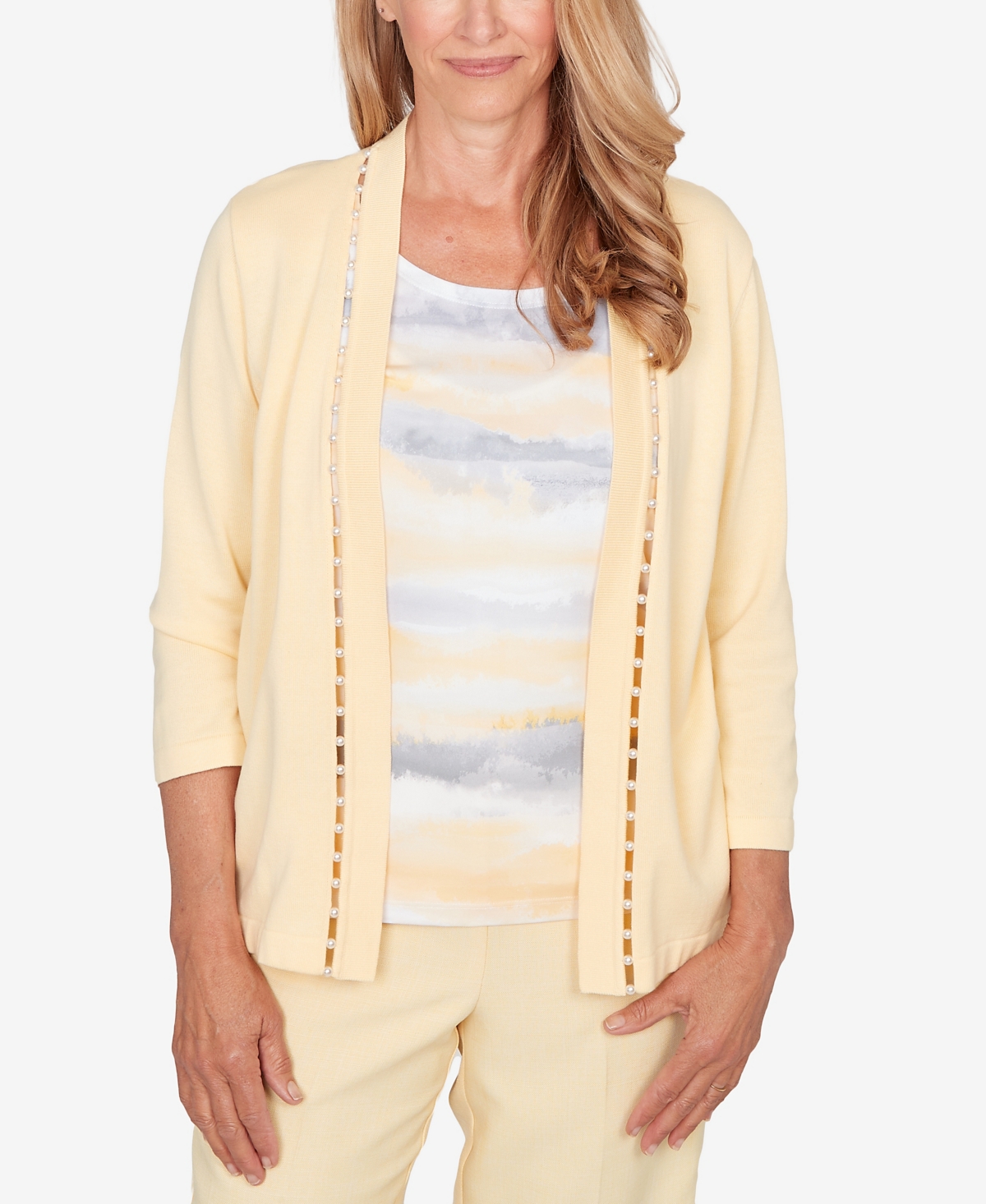 Click here for Alfred Dunner Womens Al Fresco Mother of Pearl Str... prices