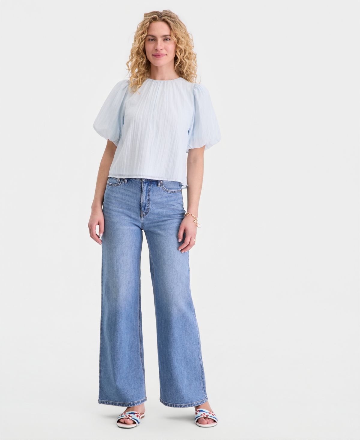 Click here for On 34th Womens Puff Sleeve Blouse  Macys Exclusive... prices