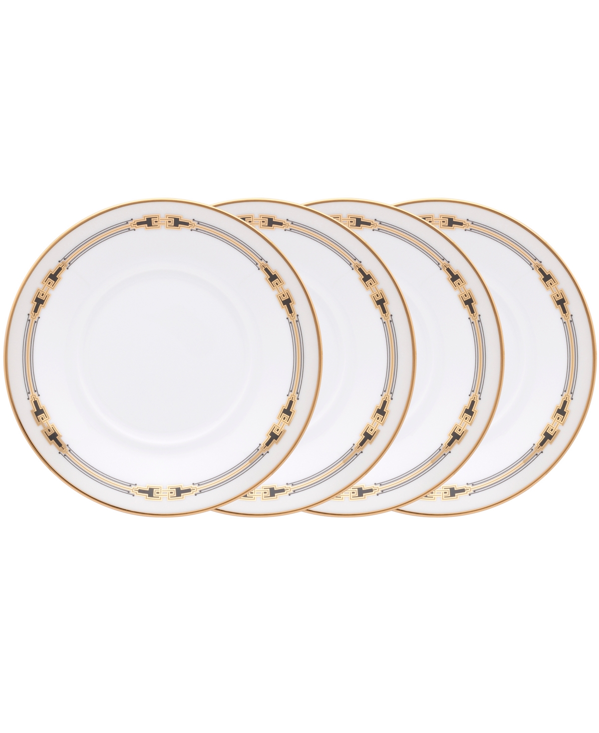 Click here for Noritake Empire Gold-Tone Saucers  Set of 4 - Gold... prices
