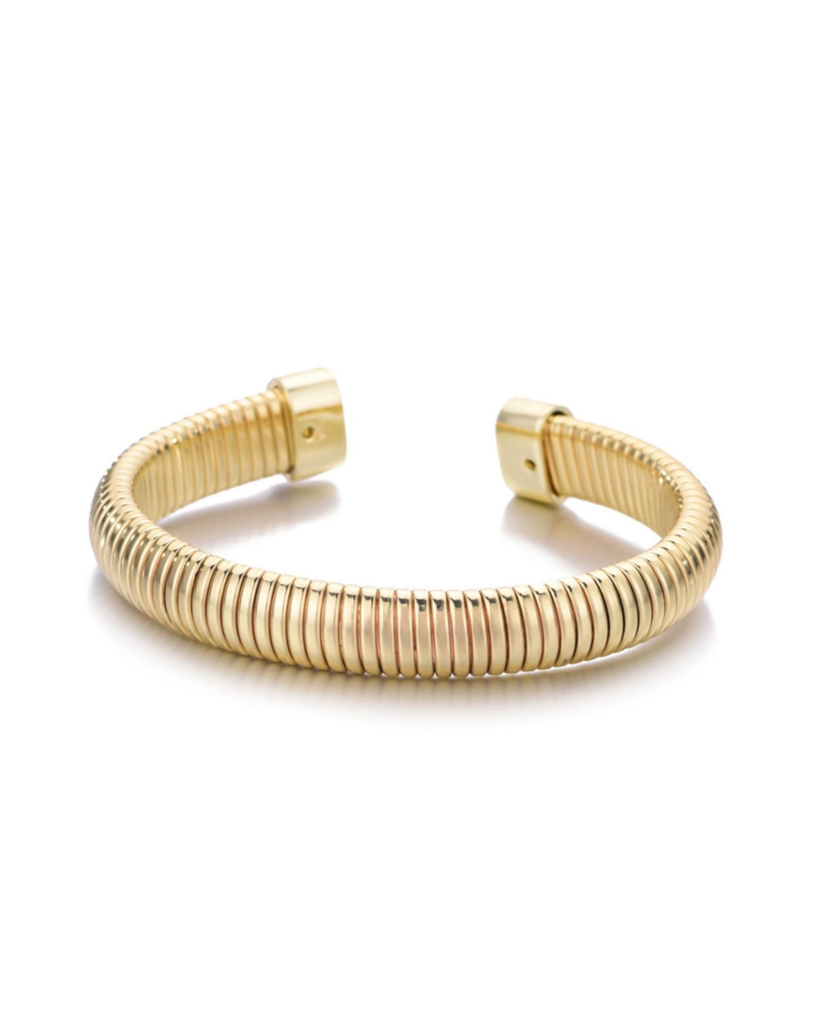 Click here for Adornia Gold Omega Coil Cuff Bracelet - Gold prices