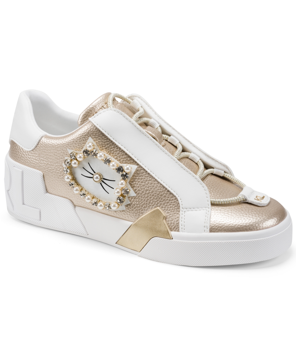 Click here for Karl Lagerfeld Paris Womens Madisyn Lace-Up Sneake... prices
