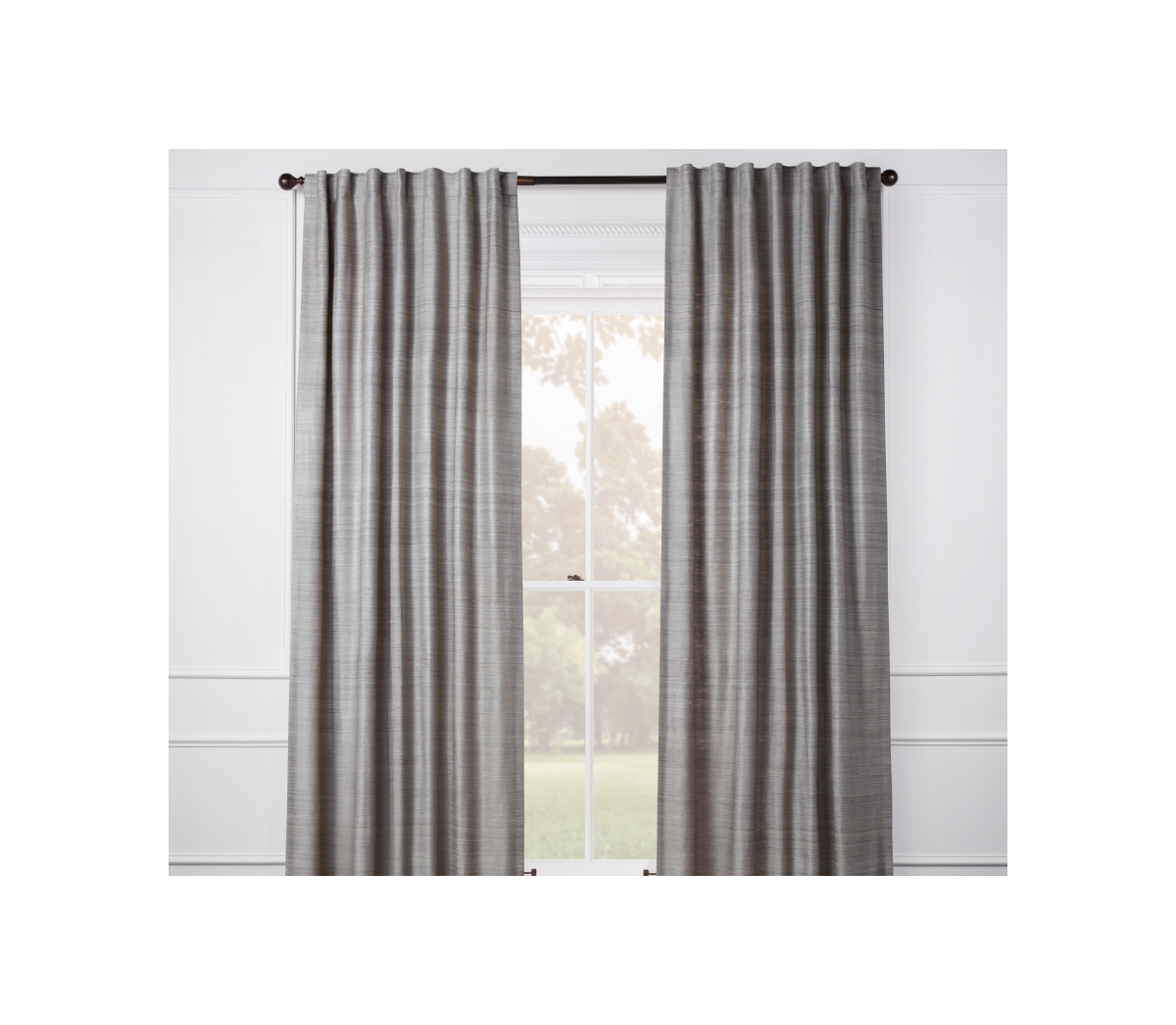 Click here for Z Gallerie Aiya Silk Curtains - Custom - Grey prices