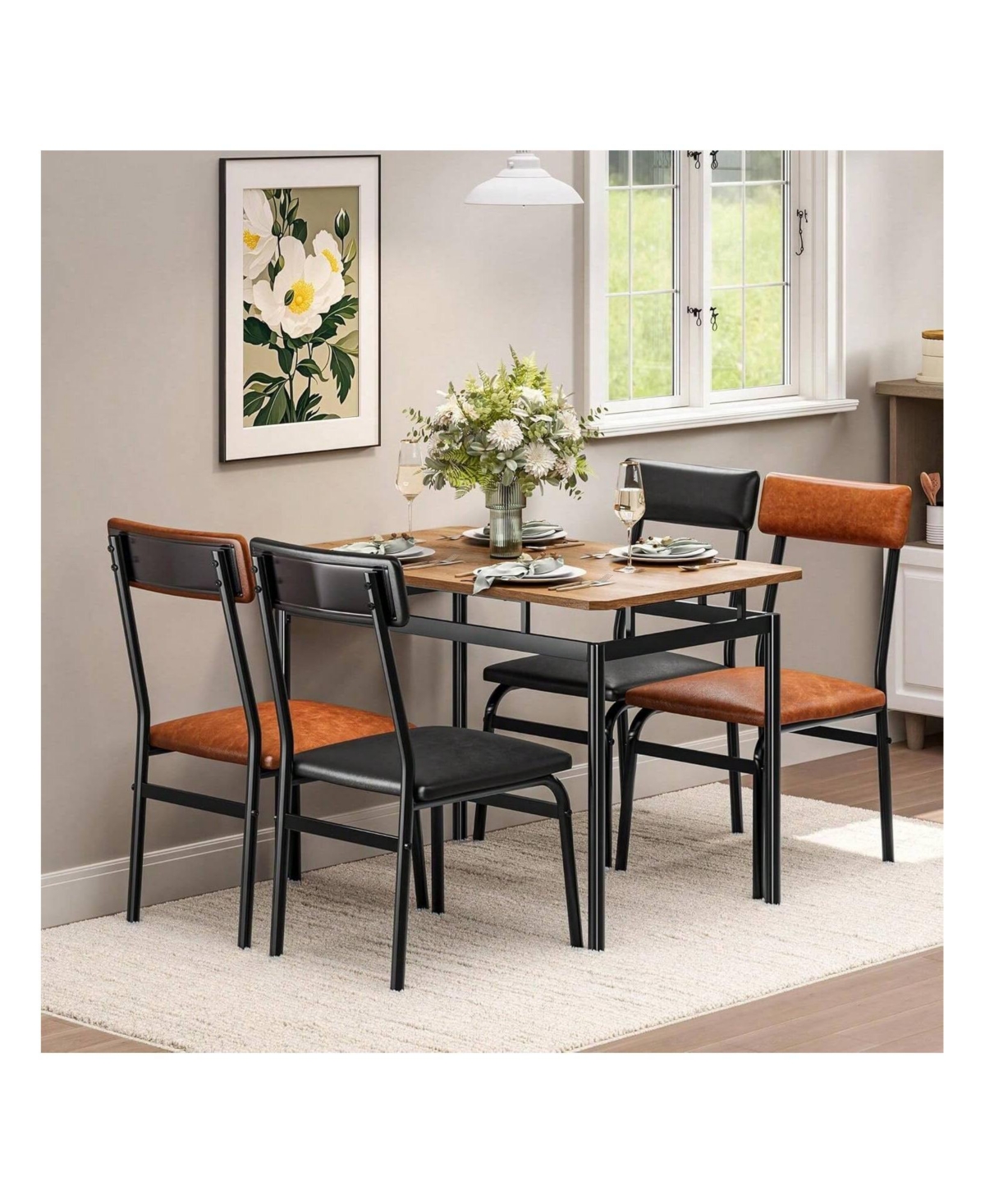 Click here for Gaomon Kitchen Table 5 Piece Dining Table Set For... prices