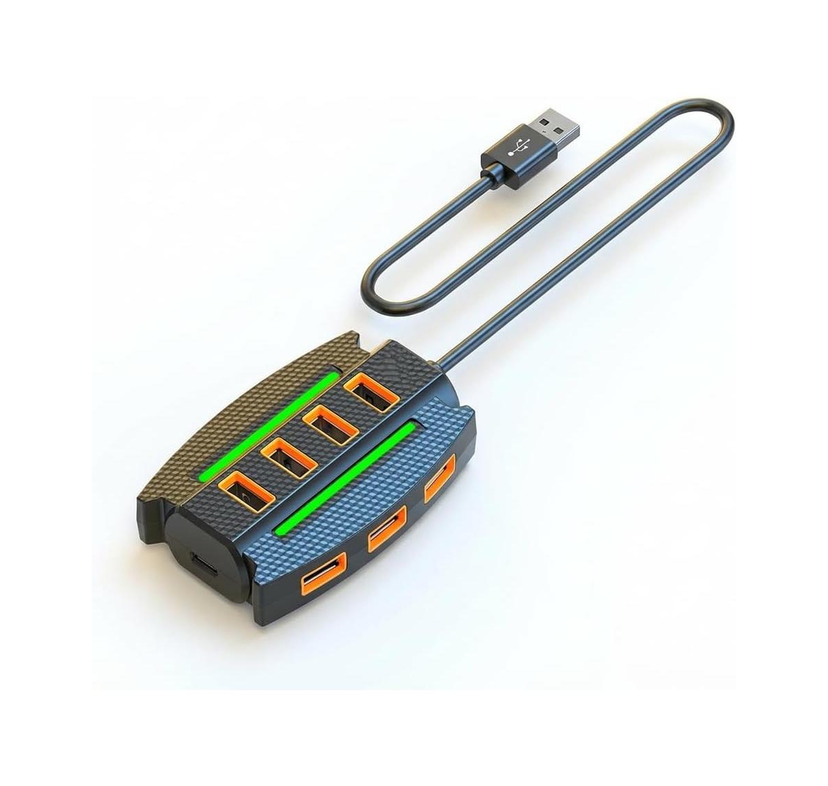 Click here for Risokeys 10-Port Usb 2.0 Hub - Ultra-Slim Multipor... prices