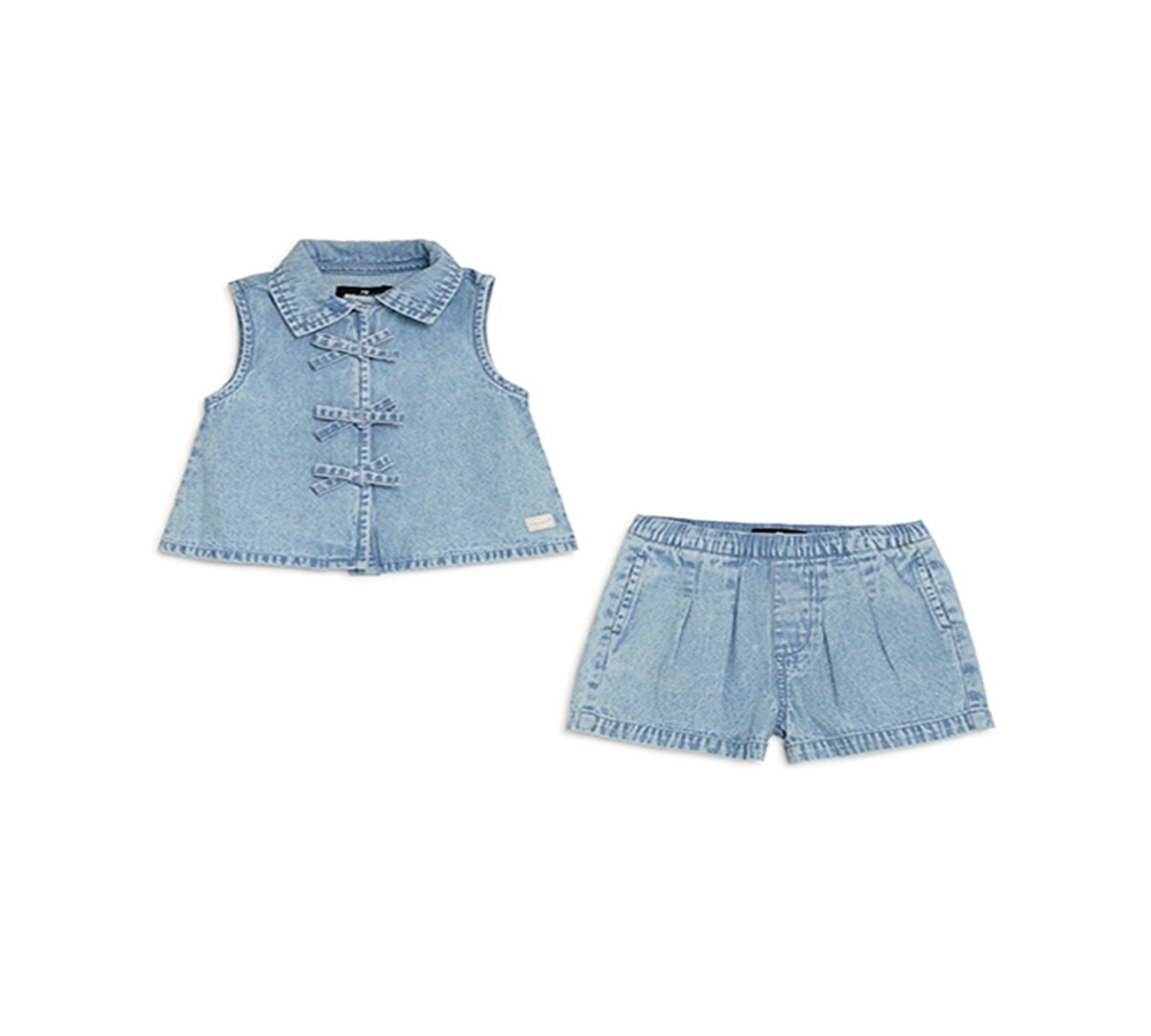 Click here for 7 For All Mankind Baby Girls Denim Top and Shorts... prices