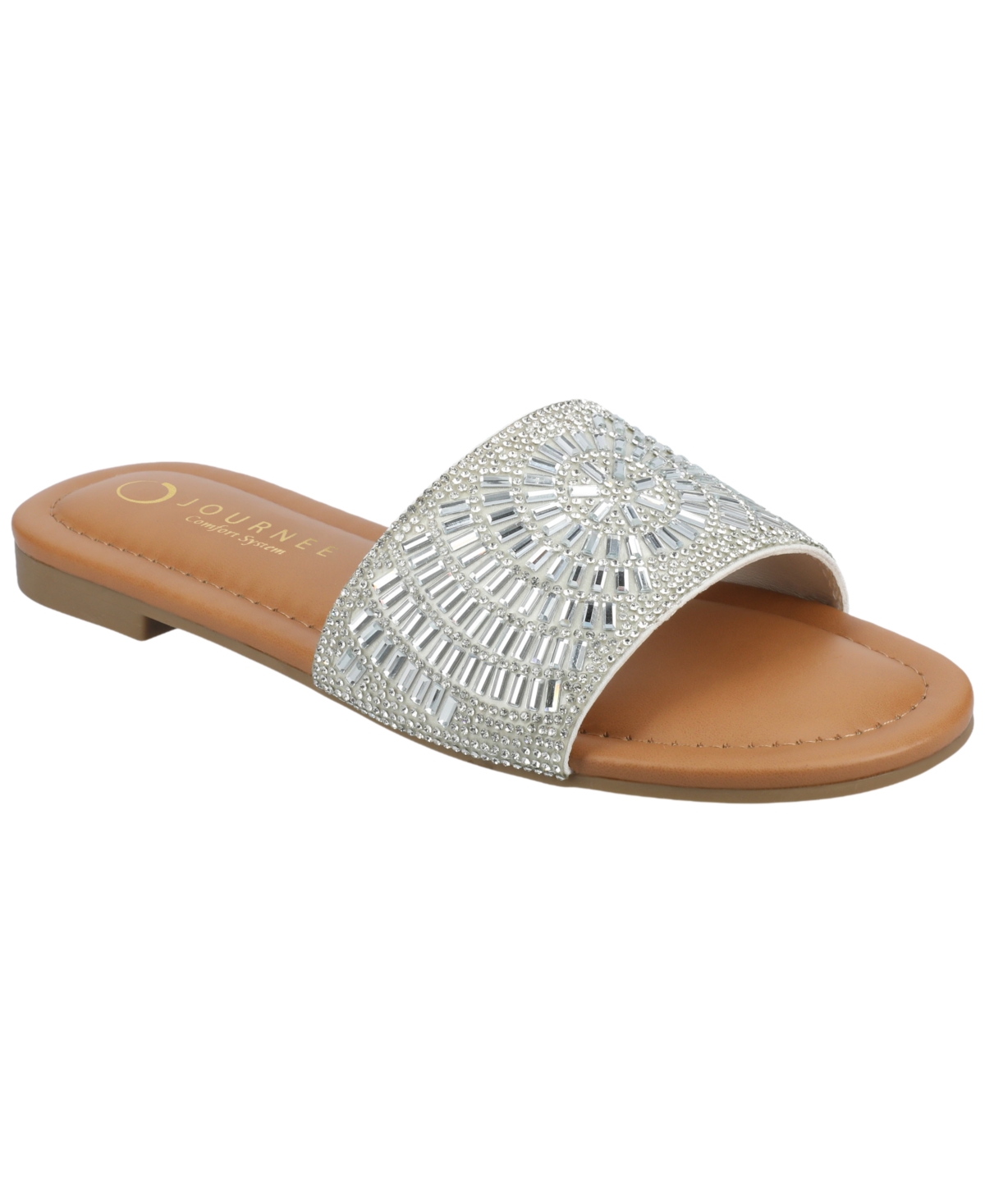 Click here for Journee Collection Womens Maria Slip On Metallic B... prices