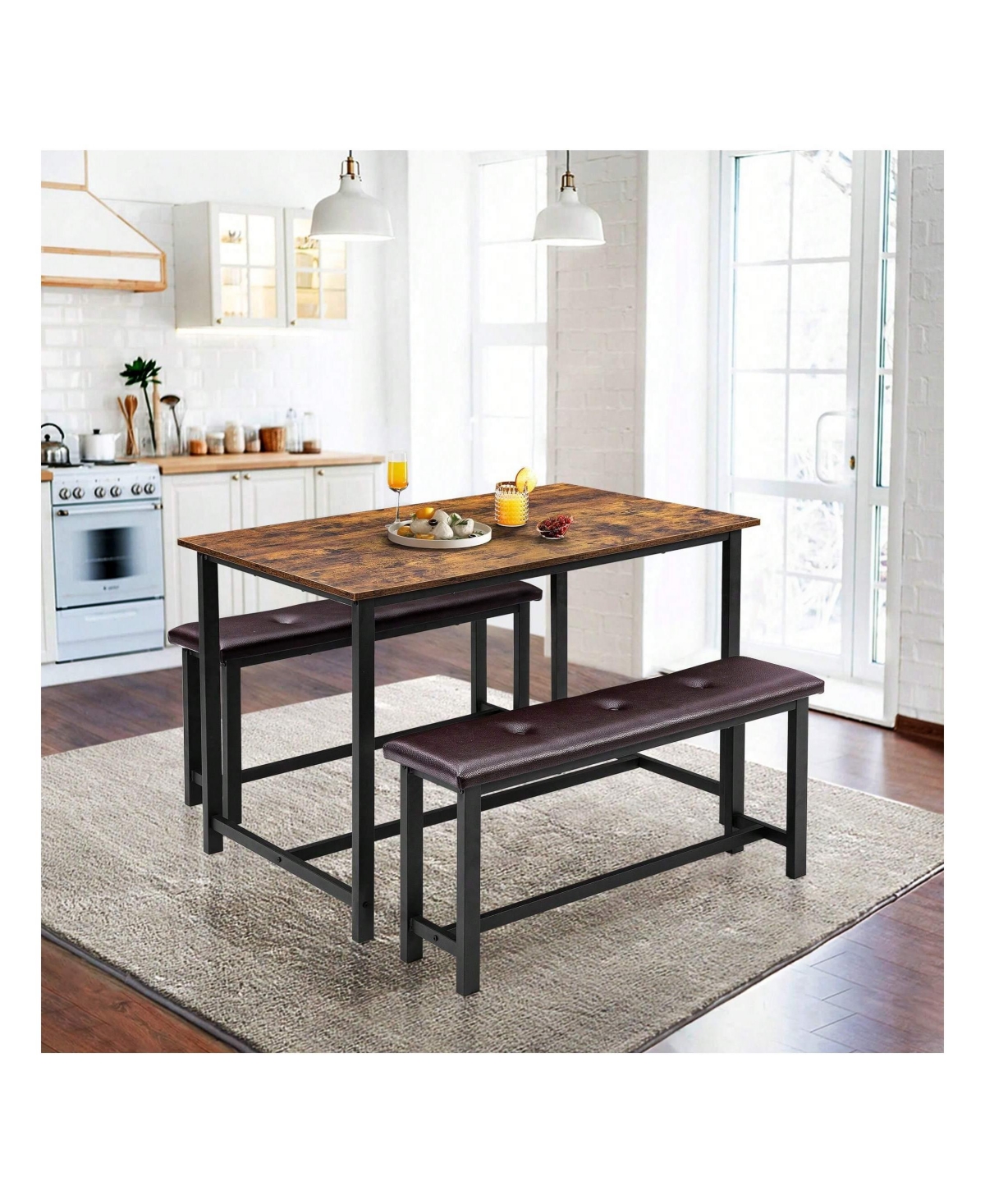 Click here for gaomon Kitchen Table Dining Table Set For 4. Kitch... prices