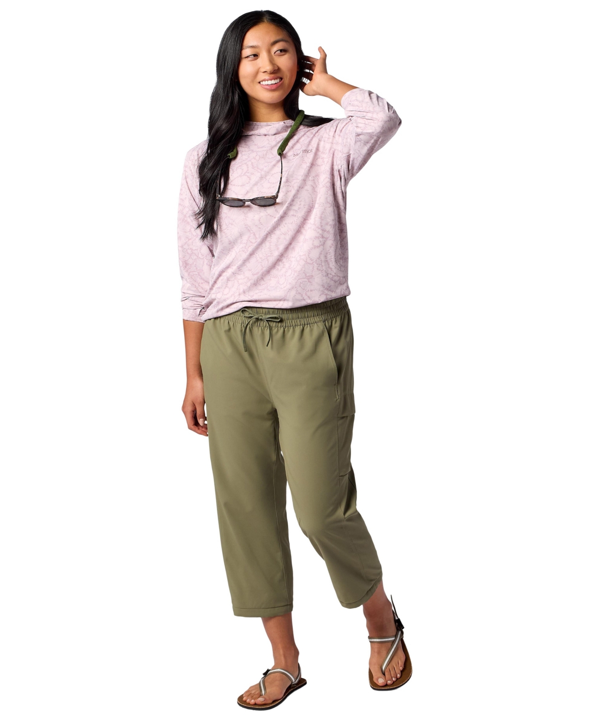 Click here for Marmot Womens Lumina Capri Pants - Olive Grove prices