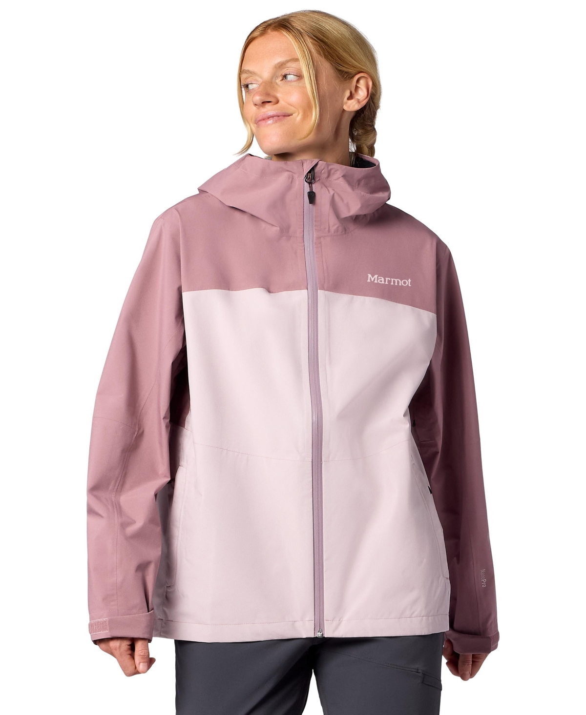 Click here for Marmot Womens PreCip Evo Flex Jacket - Light Mauve... prices