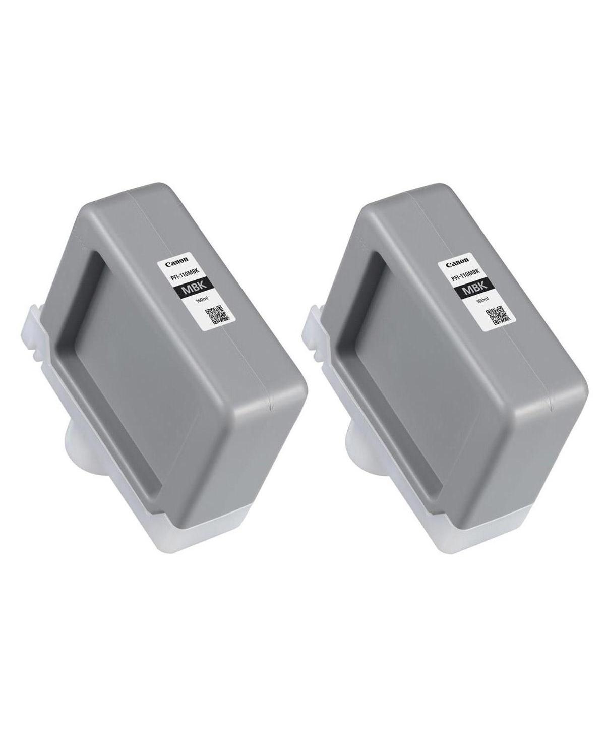 Click here for Canon 2 pack Pfi 110 160ml matte black ink tanks f... prices