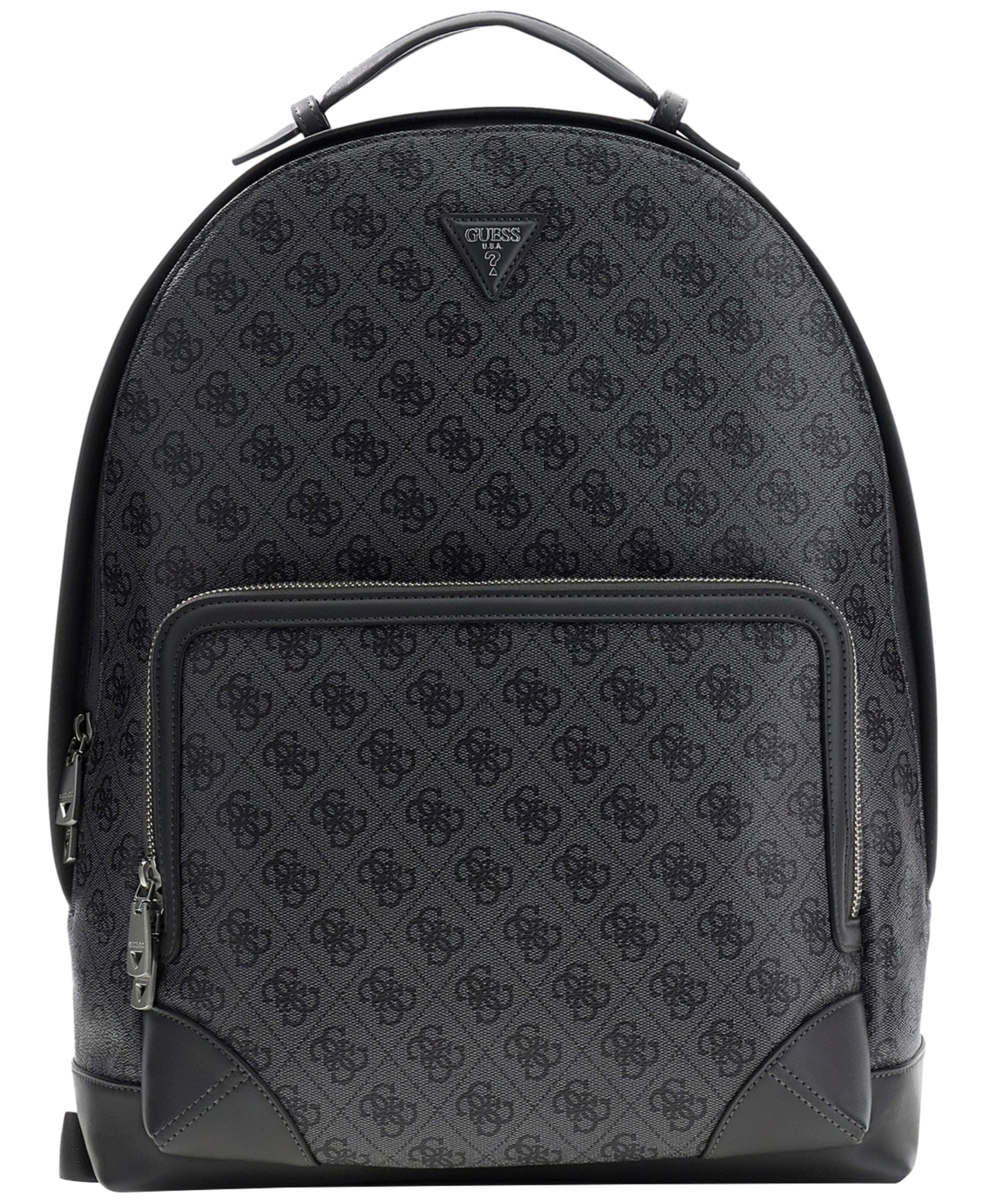 Click here for Guess Mens Milano Monogram Pattern Backpack - Char... prices