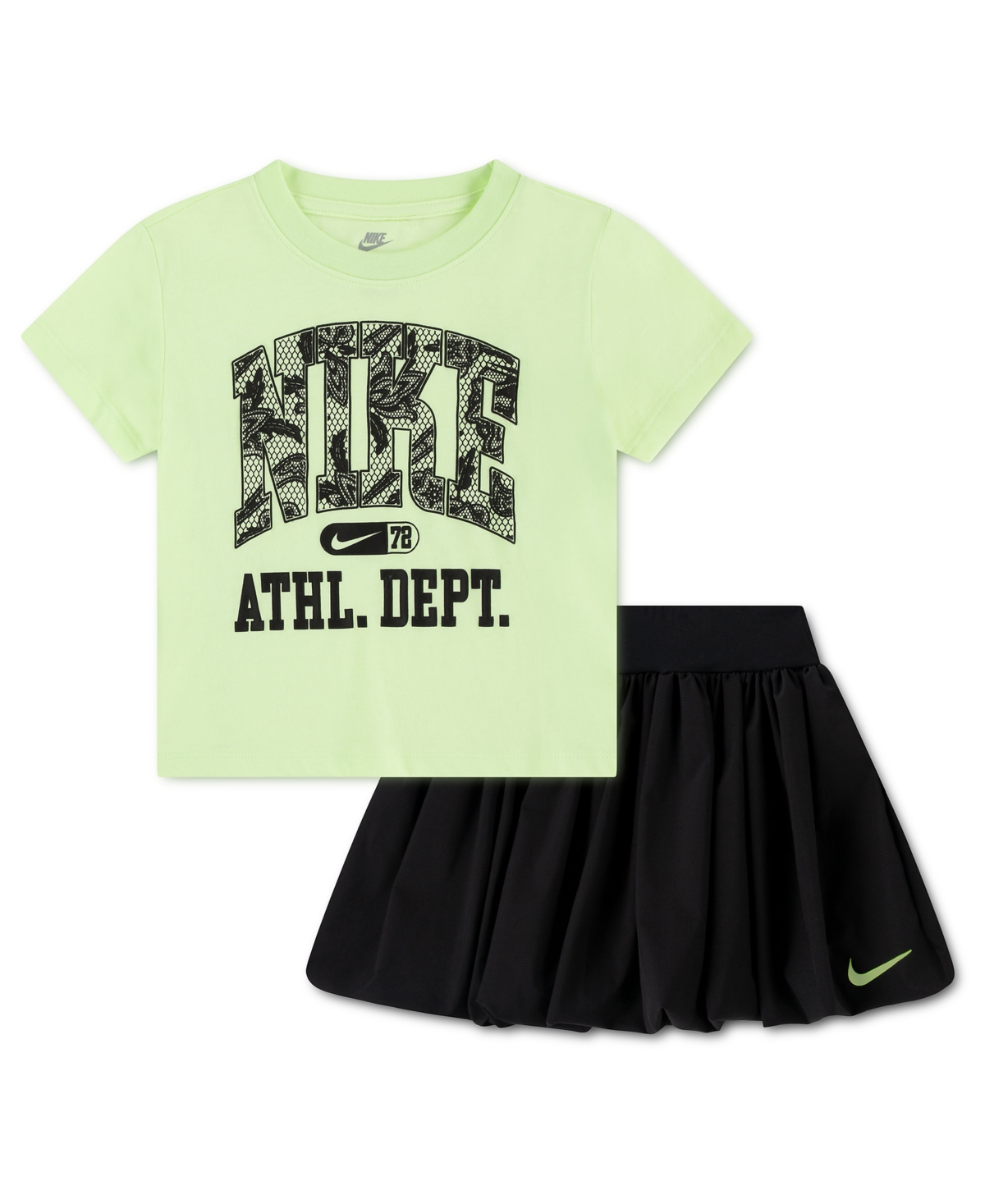 Click here for Nike Girls 4-6X Lace It Up Crewneck T-Shirt and Sc... prices