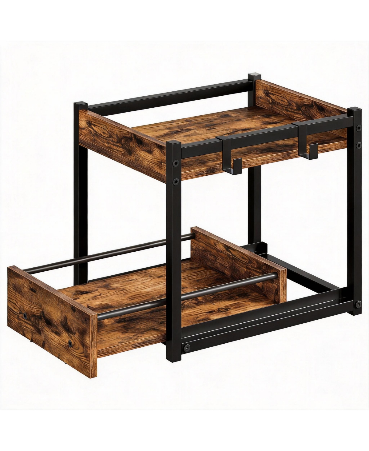 Click here for Yigii 2-Tier Kitchen Organizer with Pull-Out & Hoo... prices