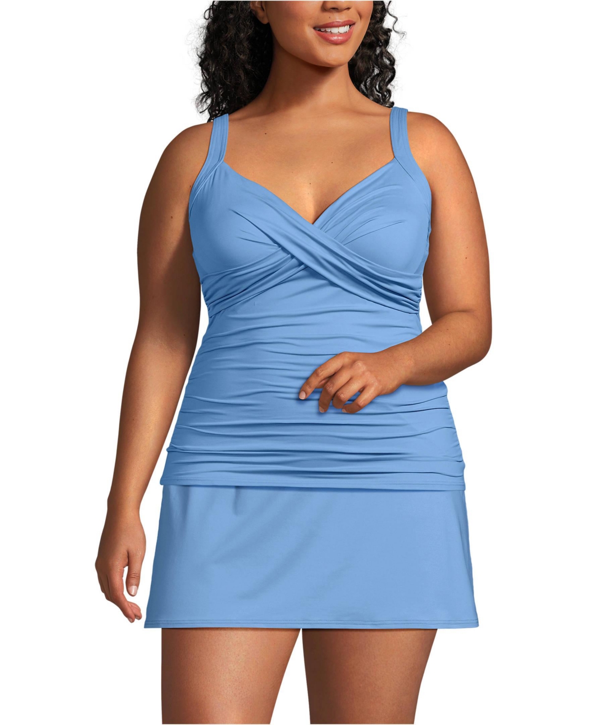 Click here for Lands End Womens Plus Size Chlorine Resistant V-Ne... prices