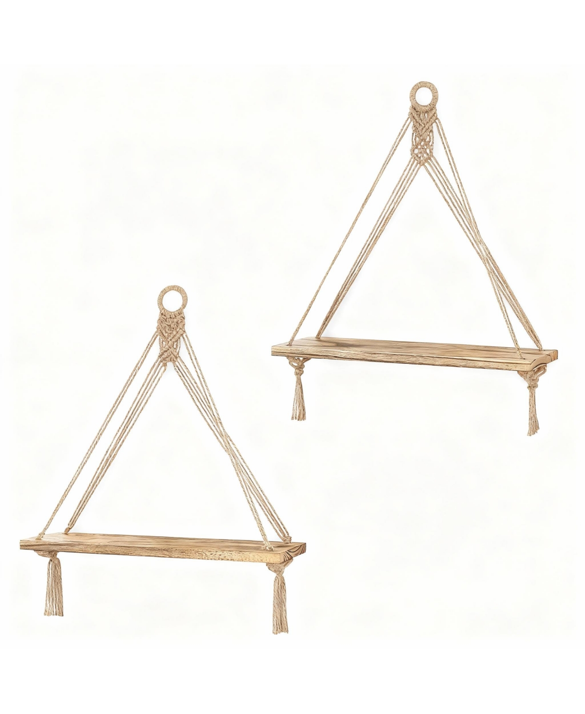 Click here for Yigii Boho Macrame Hanging Shelves Set of 2 ȁ... prices