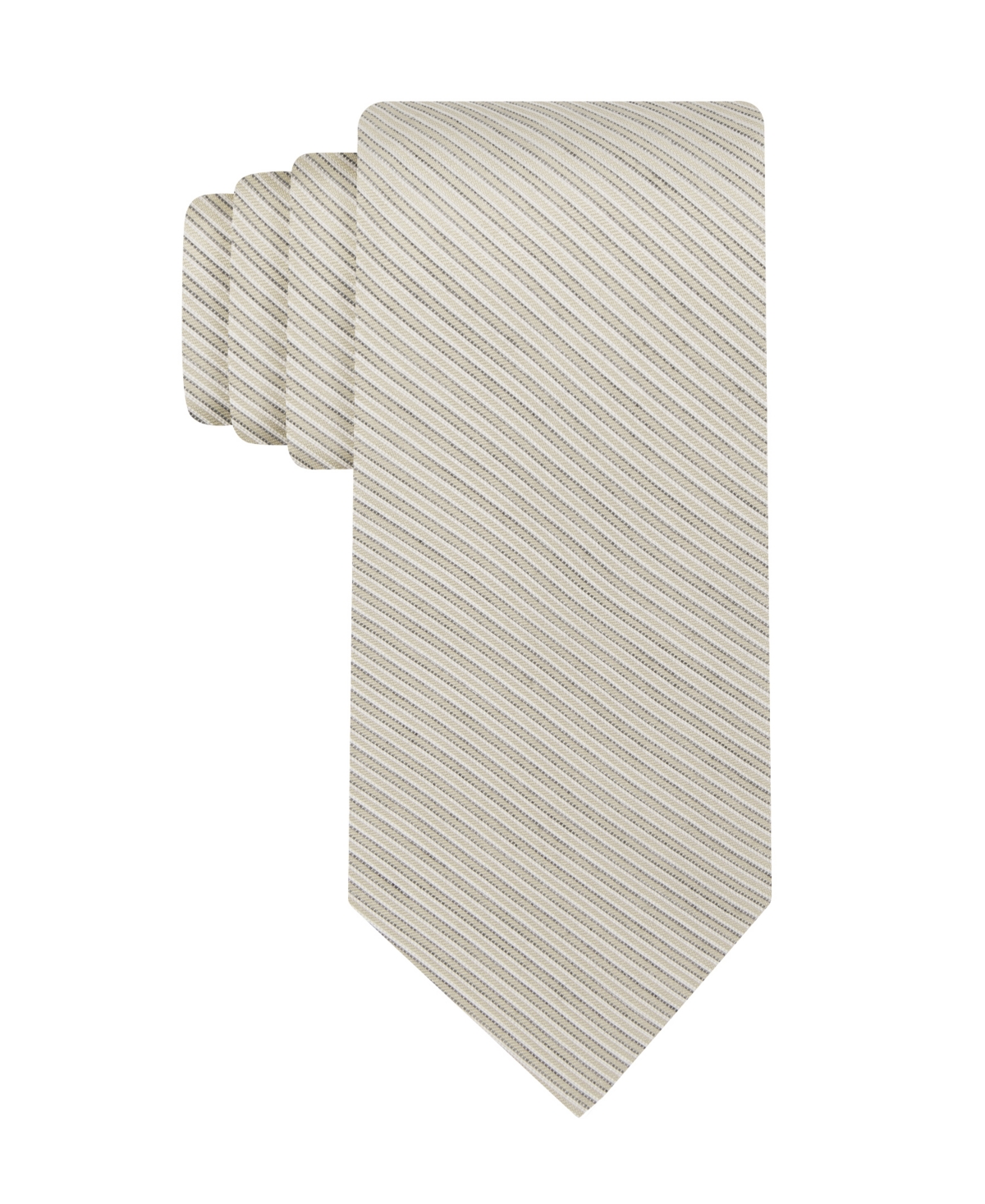 Click here for Calvin Klein Mens Fontana Stripe Pattern Tie - Oat... prices