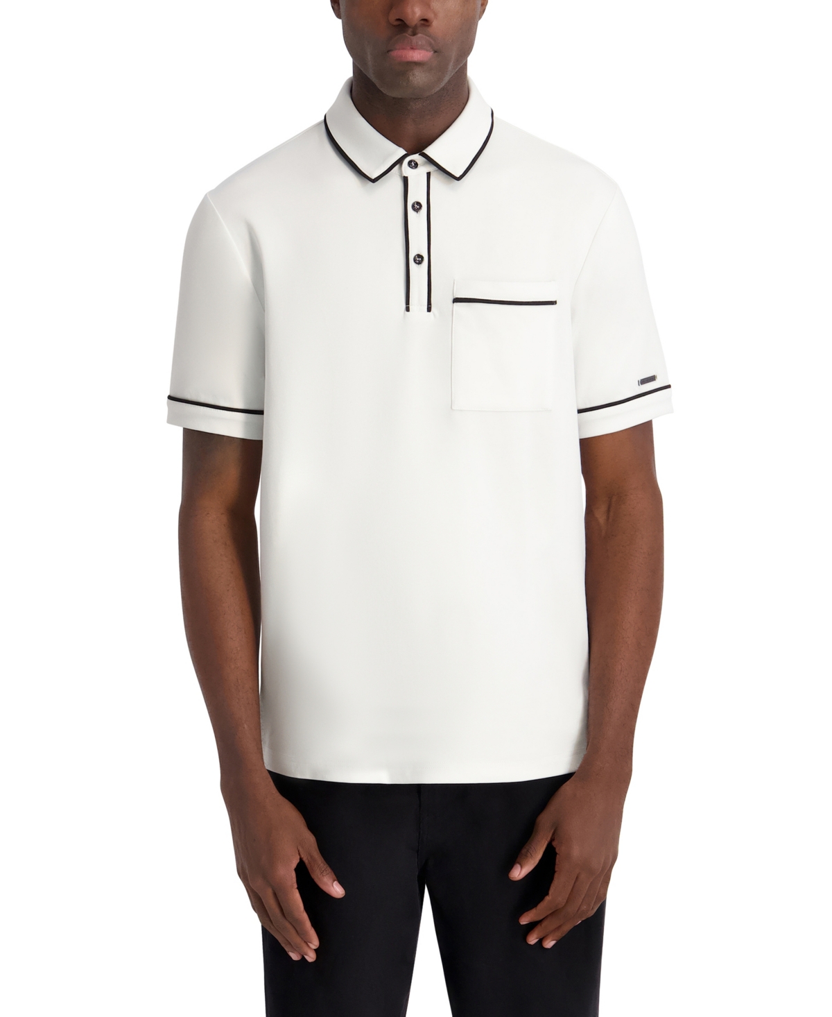 Click here for Karl Lagerfeld Paris Mens Interlock Polo Shirt - W... prices