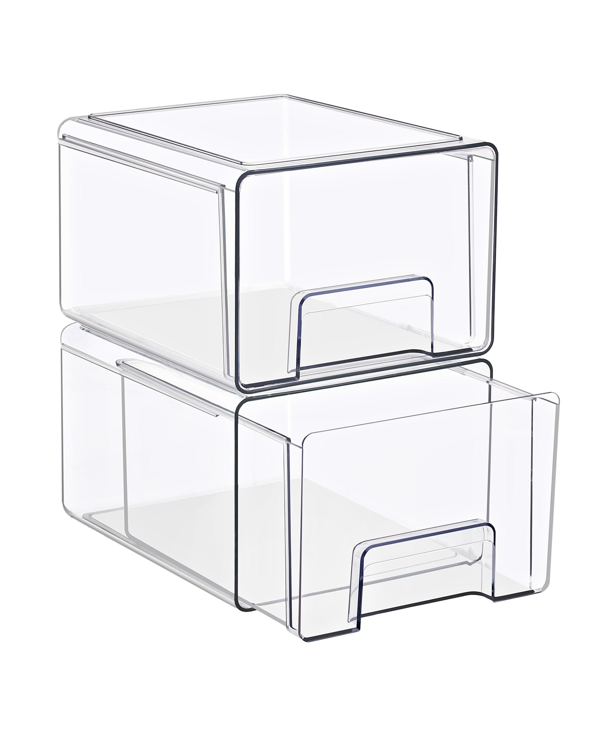Click here for Sorbus 2-Pack Large Clear Stackable Storage Drawer... prices