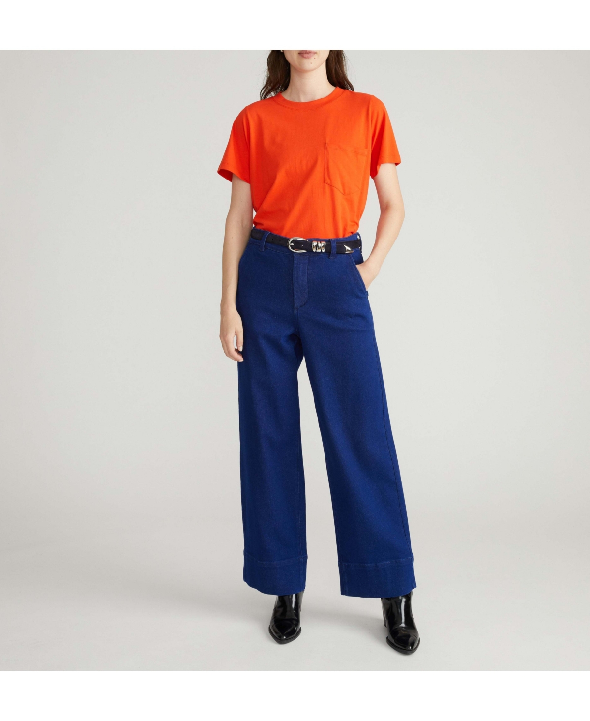 Click here for Universal Standard Plus Size Breton Stripe Garcon... prices