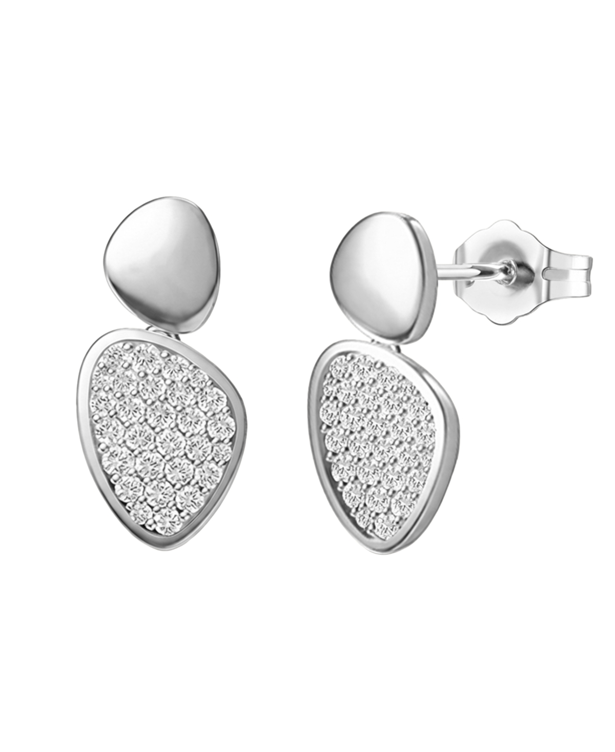 Click here for Macys Lab Grown White Sapphire (5/8 ct. t.w.) Earr... prices