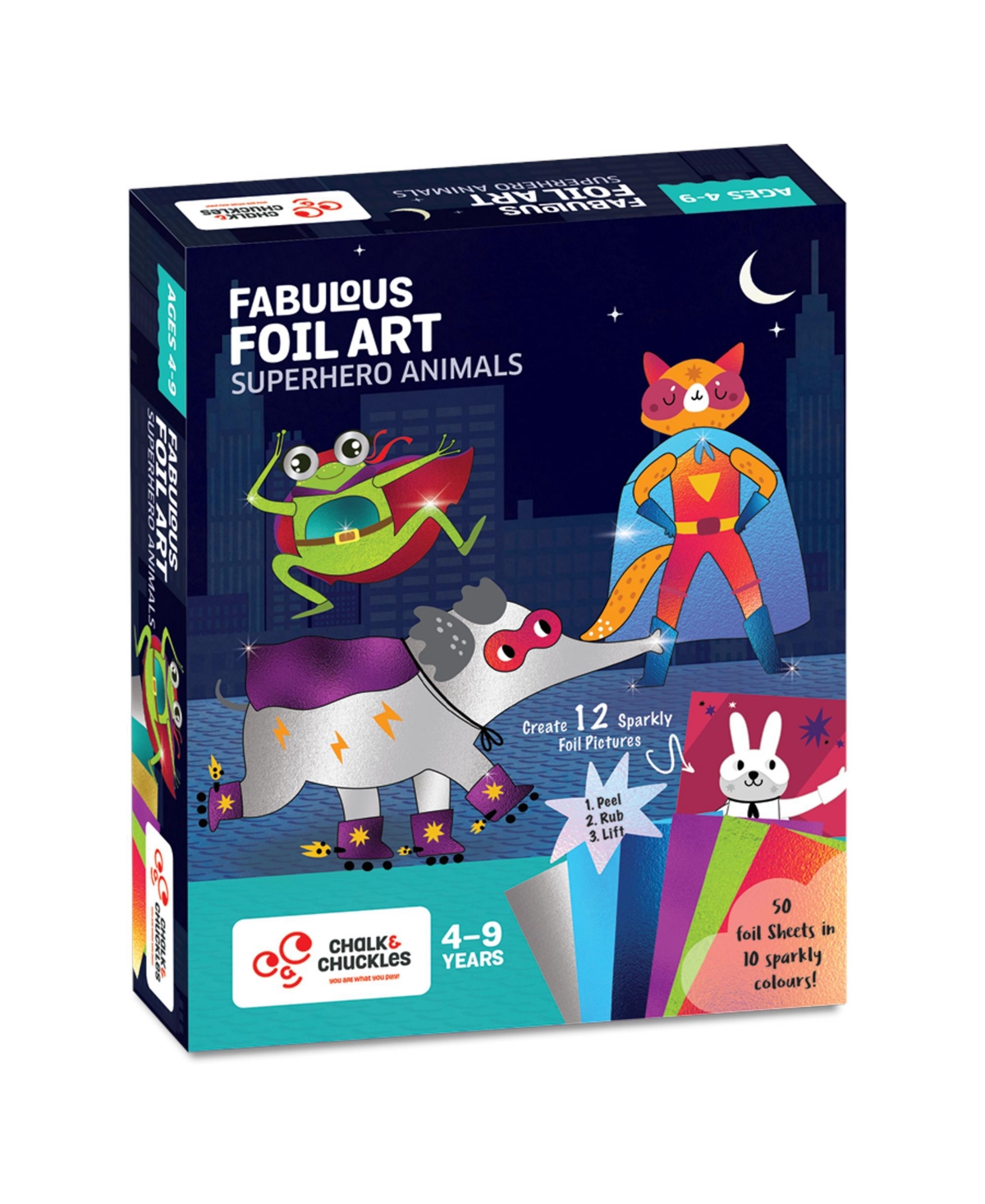 Click here for Chalk & Chuckles - Fabulous Foil Art-Superhero Ani... prices