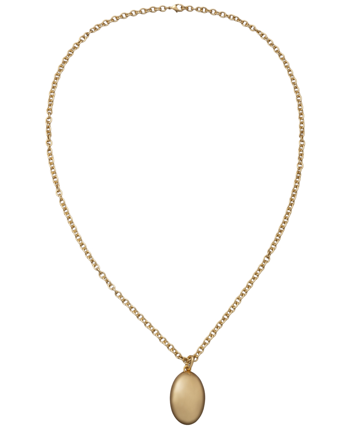 Click here for Donna Karan Gold-Tone Pebble Pendant Necklace - Go... prices
