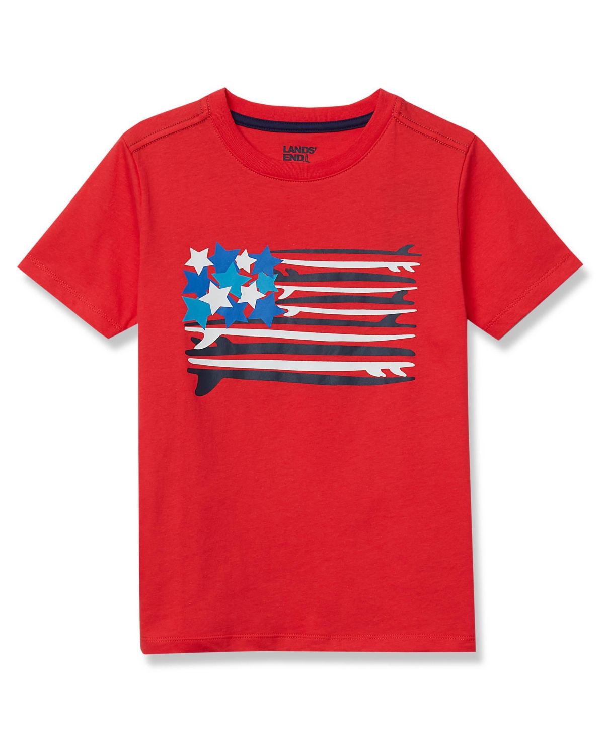 Click here for Lands End Boys Short Sleeve Graphic Tee - American... prices