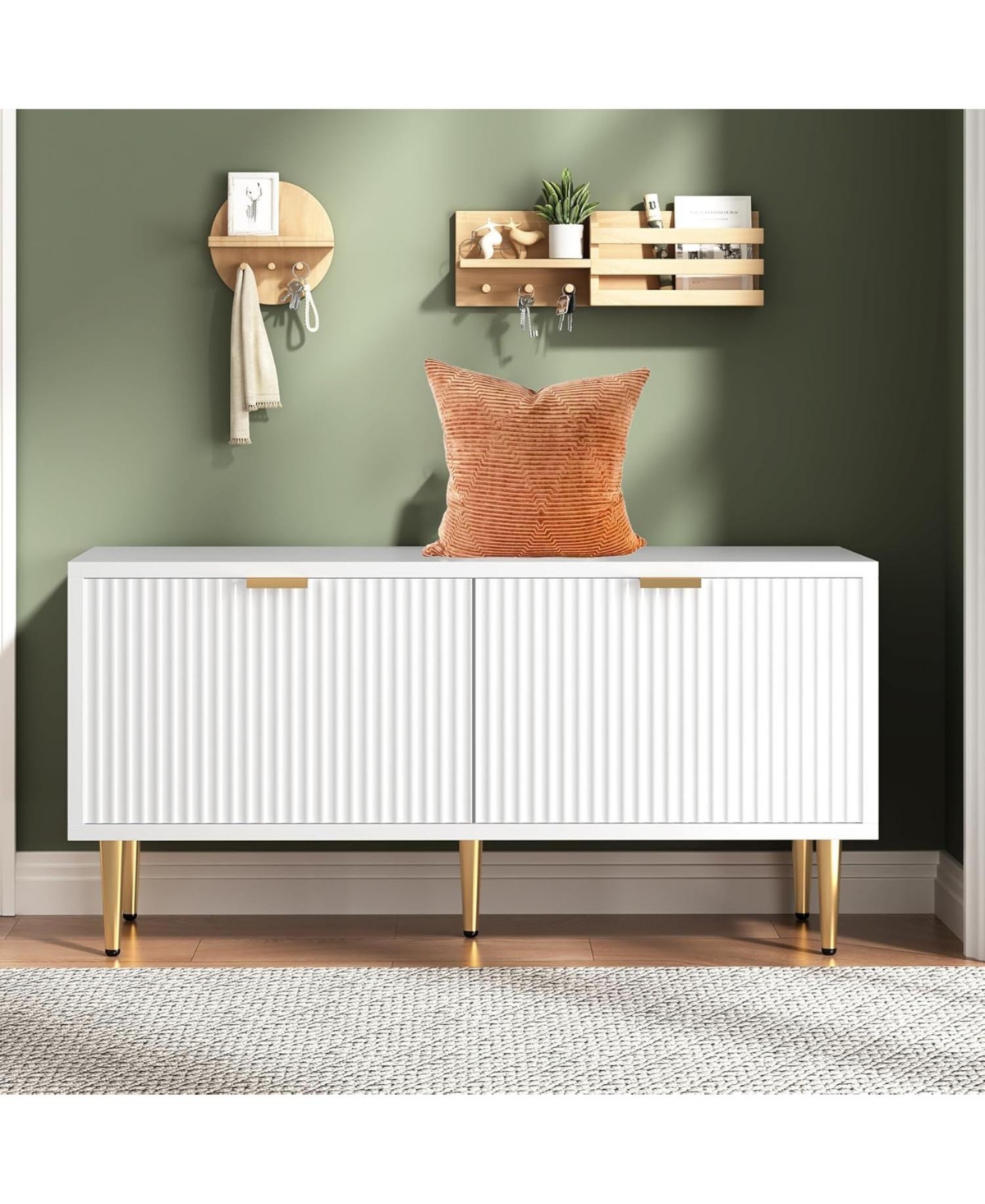 Click here for gaomon Shoe Storage Bench  42" Wooden Storage... prices